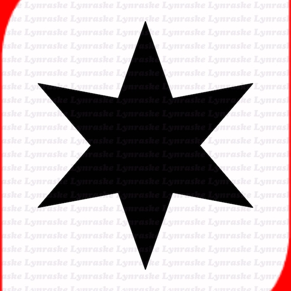 Six Point Star - Etsy