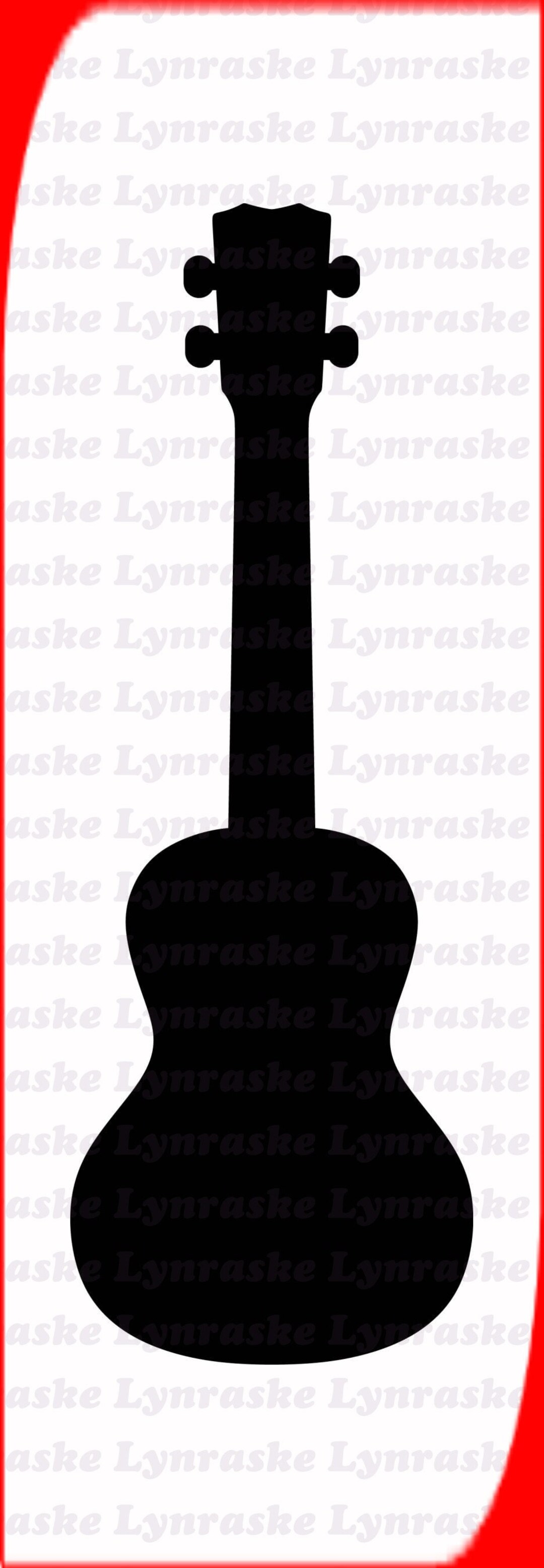 Ukulele Silhouette SVG, Svg, Dxf, Cricut, Silhouette Cut File, Instant ...