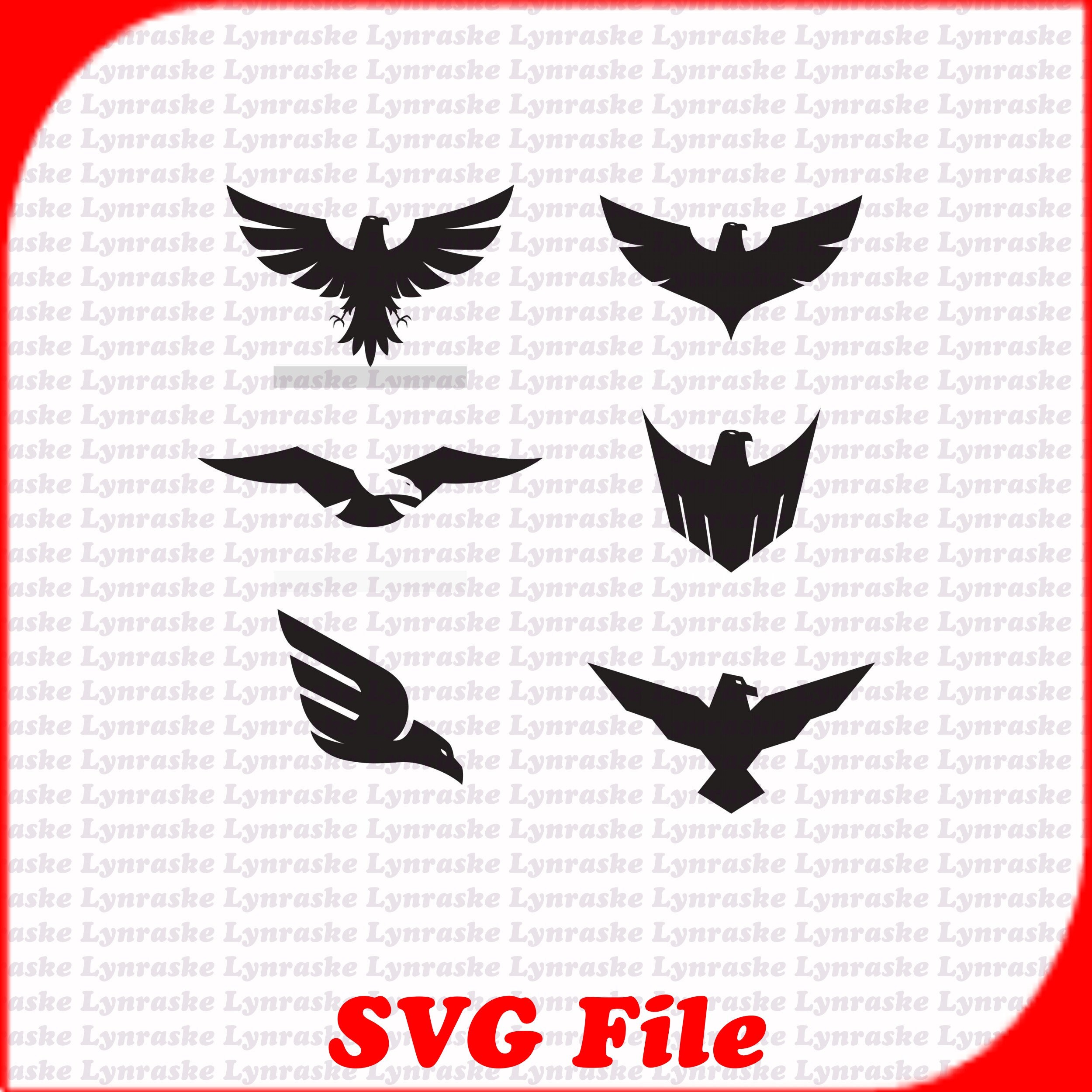 Adler Logos Silhouette Vektoren SVG Svg Dxf Cricut | Etsy Österreich