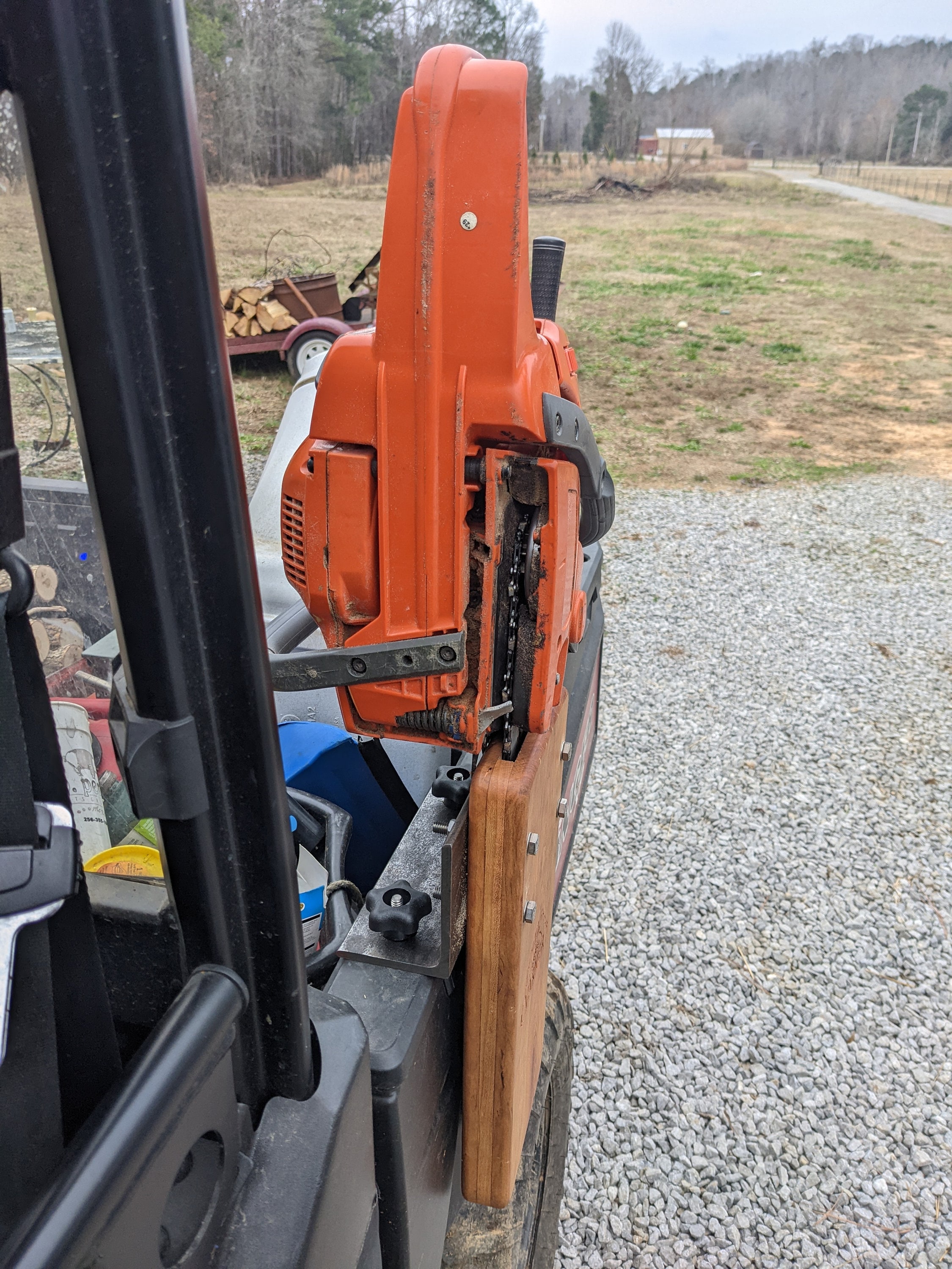 Custom Chainsaw Mount for UTV - Etsy