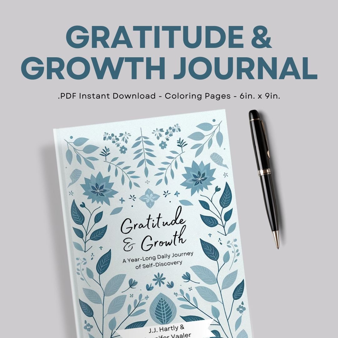 Printable Gratitude and Growth Guided Gratitude Journal for Women 365 ...