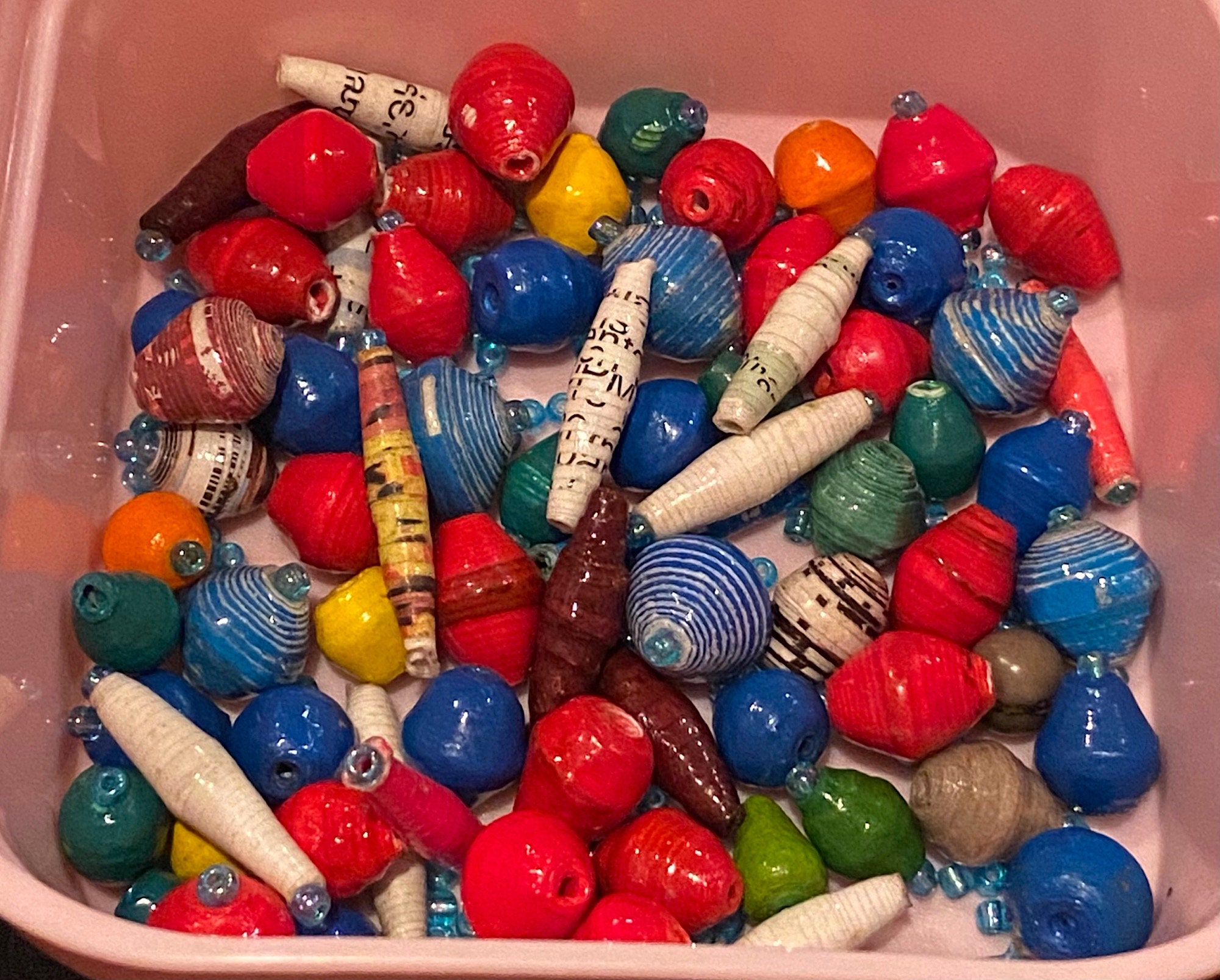 Spanish Bead Lanyard Necklacemexican Bead Lanyardteacher ID - Etsy