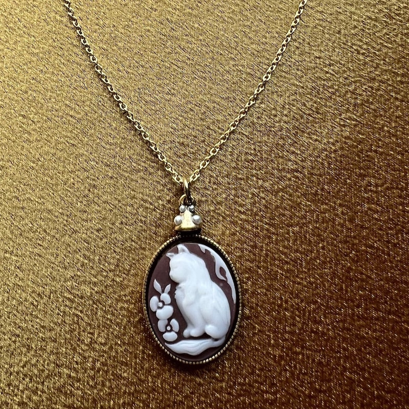 Cat Cameo - Etsy