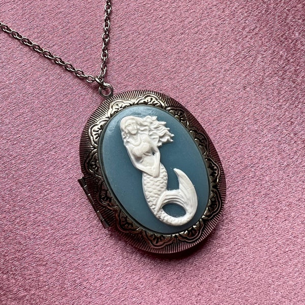 Mermaid Locket - Etsy
