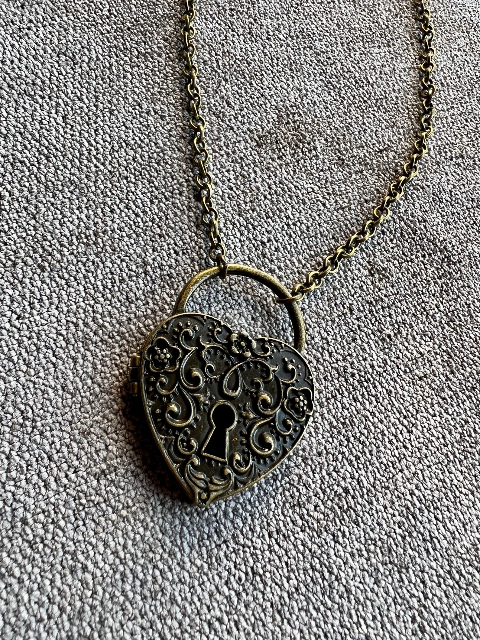 Heart Shaped Locket Key to My Heart Locket - Etsy