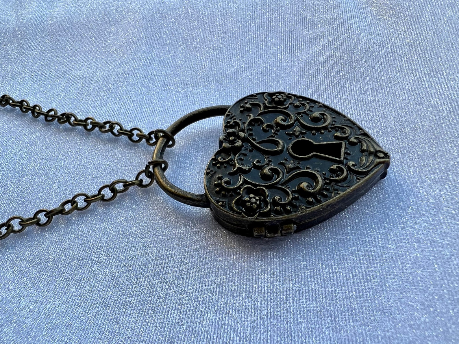 Heart Shaped Locket Key to My Heart Locket - Etsy