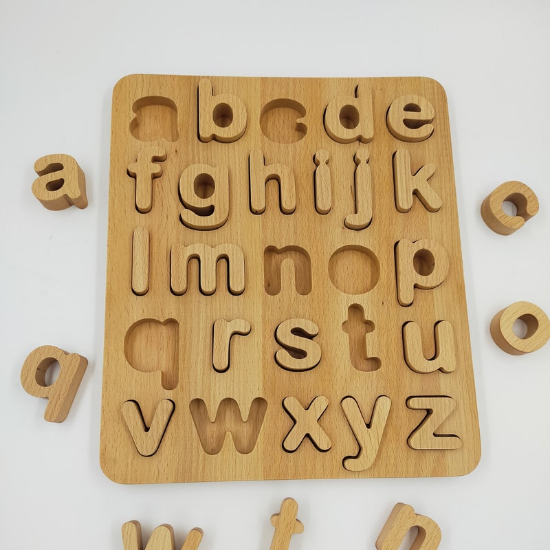 Jigsaw Puzzles With Letters on Back - Etsy