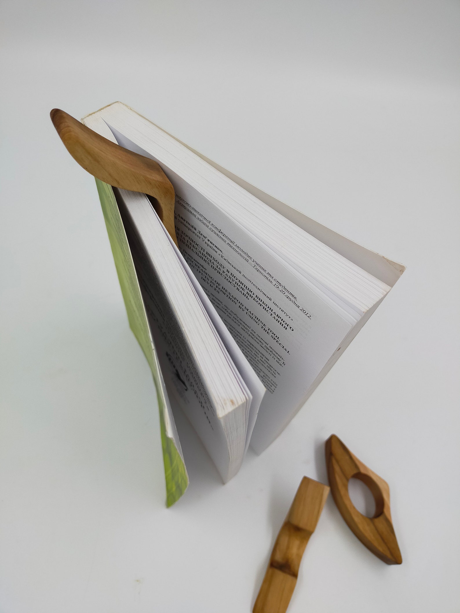 Wooden Bookmark/page Holder/book Accessory/christmas | Etsy