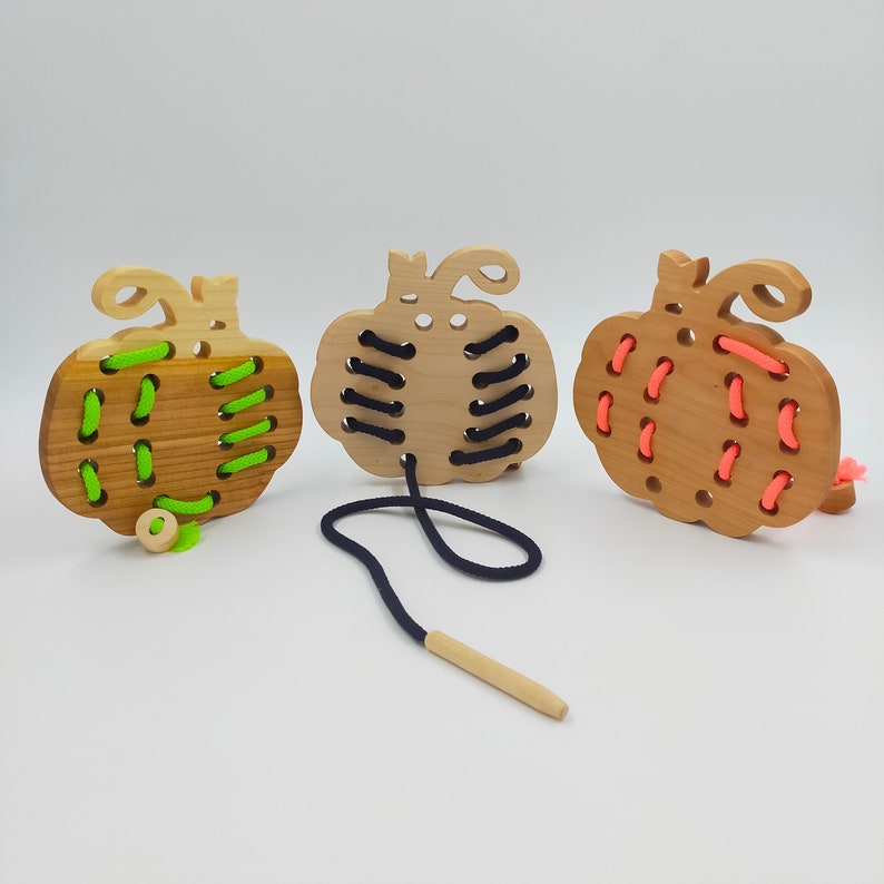 Lacing Toy/wooden Lacing Toy/educational Toy/lacing Toy/sewing for ...
