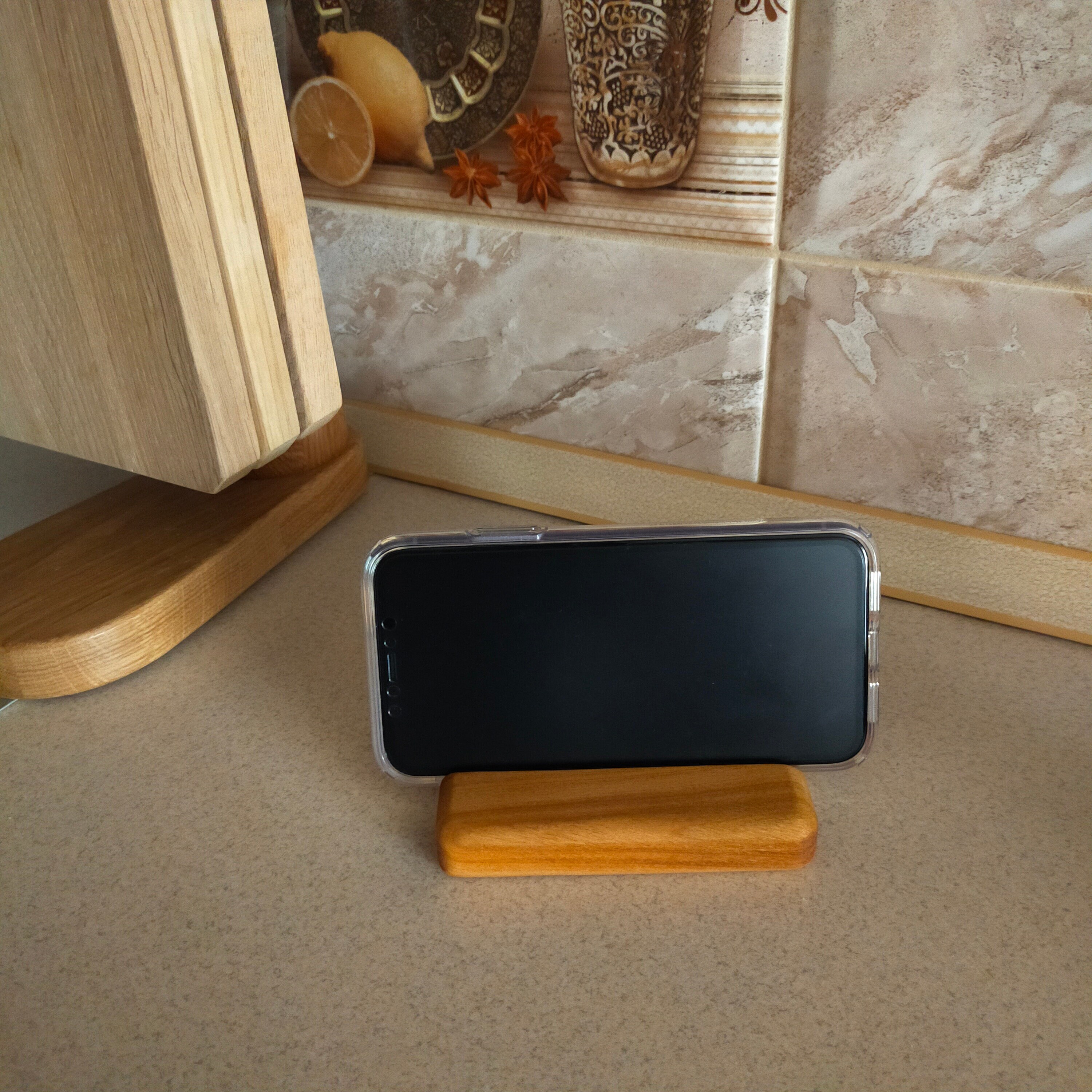 Wood Phone Stands Gift Stand Personalized Wooden Phone - Etsy