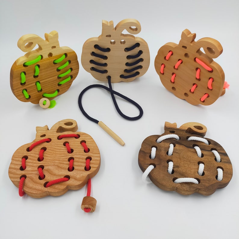 Lacing Toy/wooden Lacing Toy/educational Toy/lacing Toy/sewing for ...