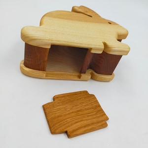 Wooden Bunny Piggy Bank/kids Piggy Banks for Boys/money Box Change Bank ...