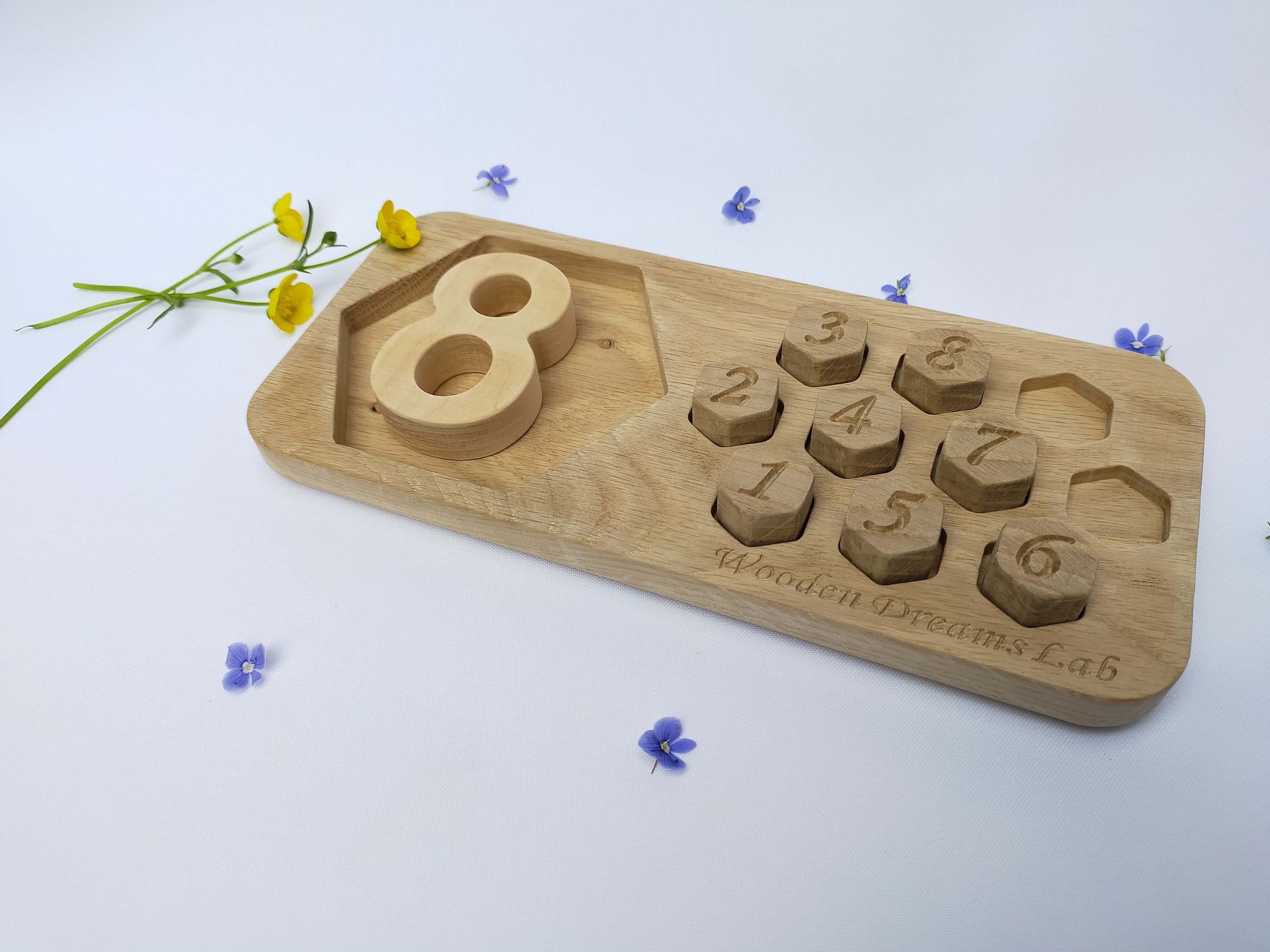 Ten Frame WITH NUMBERS Set/montessori Math Counting Tray - Etsy