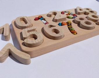 Numbers 0 9 Puzzle - Etsy