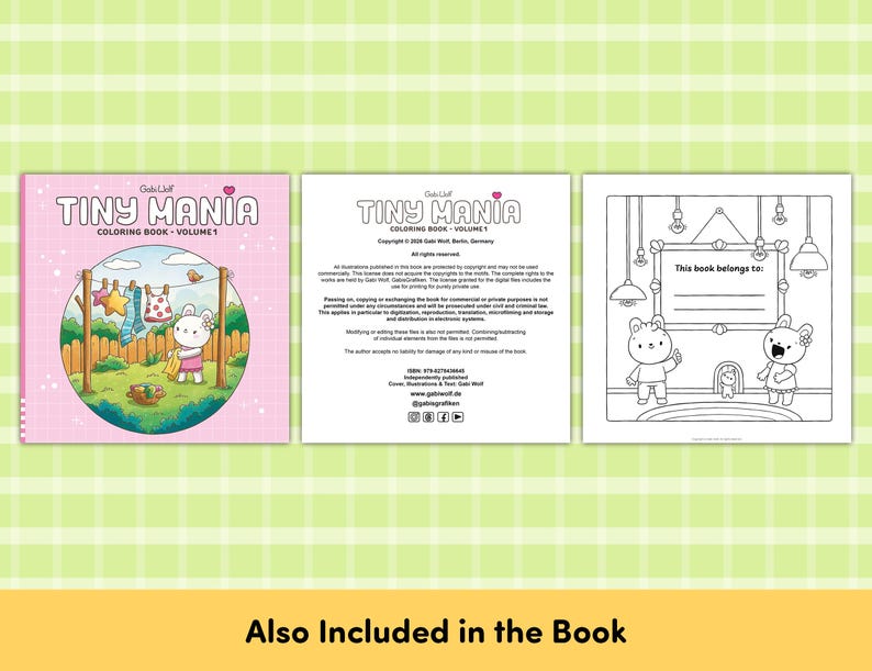 Tinymania 1: Digital Coloring Book With 30 Hand-drawn Coloring Pages ...