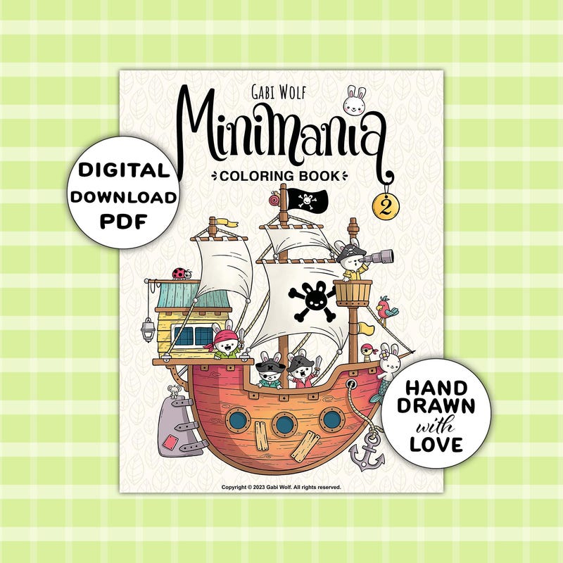 Coloring Book Adults Wolf - Etsy