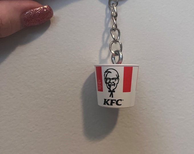 KFC Chicken Bucket Keychain Mini Brands - Etsy