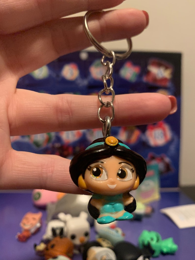 Jasmine From Aladdin Custom Keychain. - Etsy