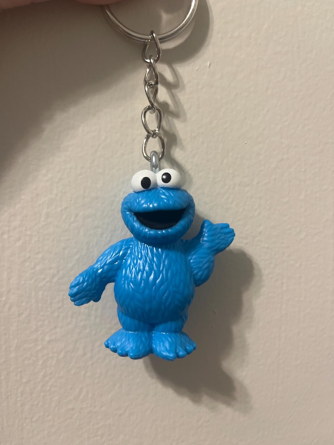 Cookie Monster Keychain From Sesame Street - Etsy