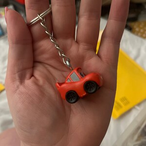 Lightning Mcqueen Keychain - Etsy