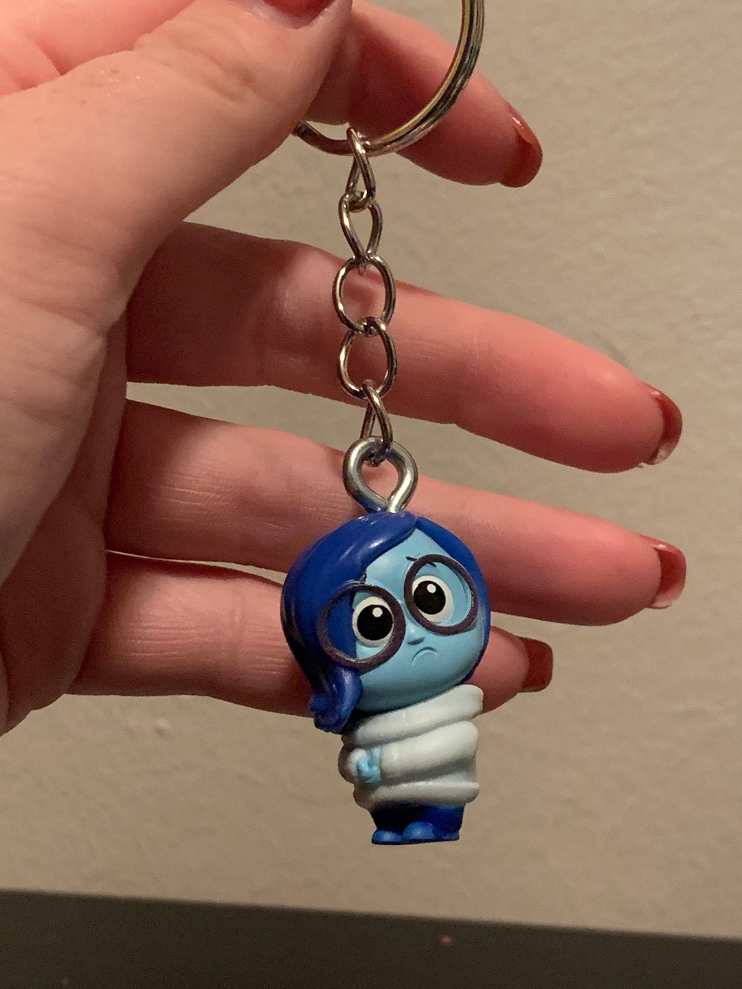 Customize Keychain Sadness From the Movie Inside Out - Etsy