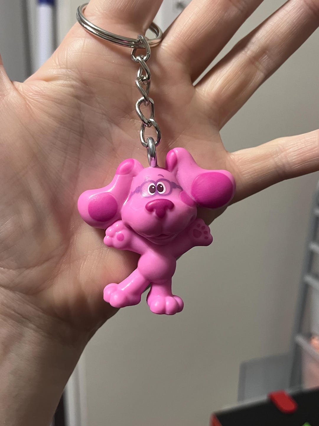 Magenta From Blues Clues Keychain - Etsy