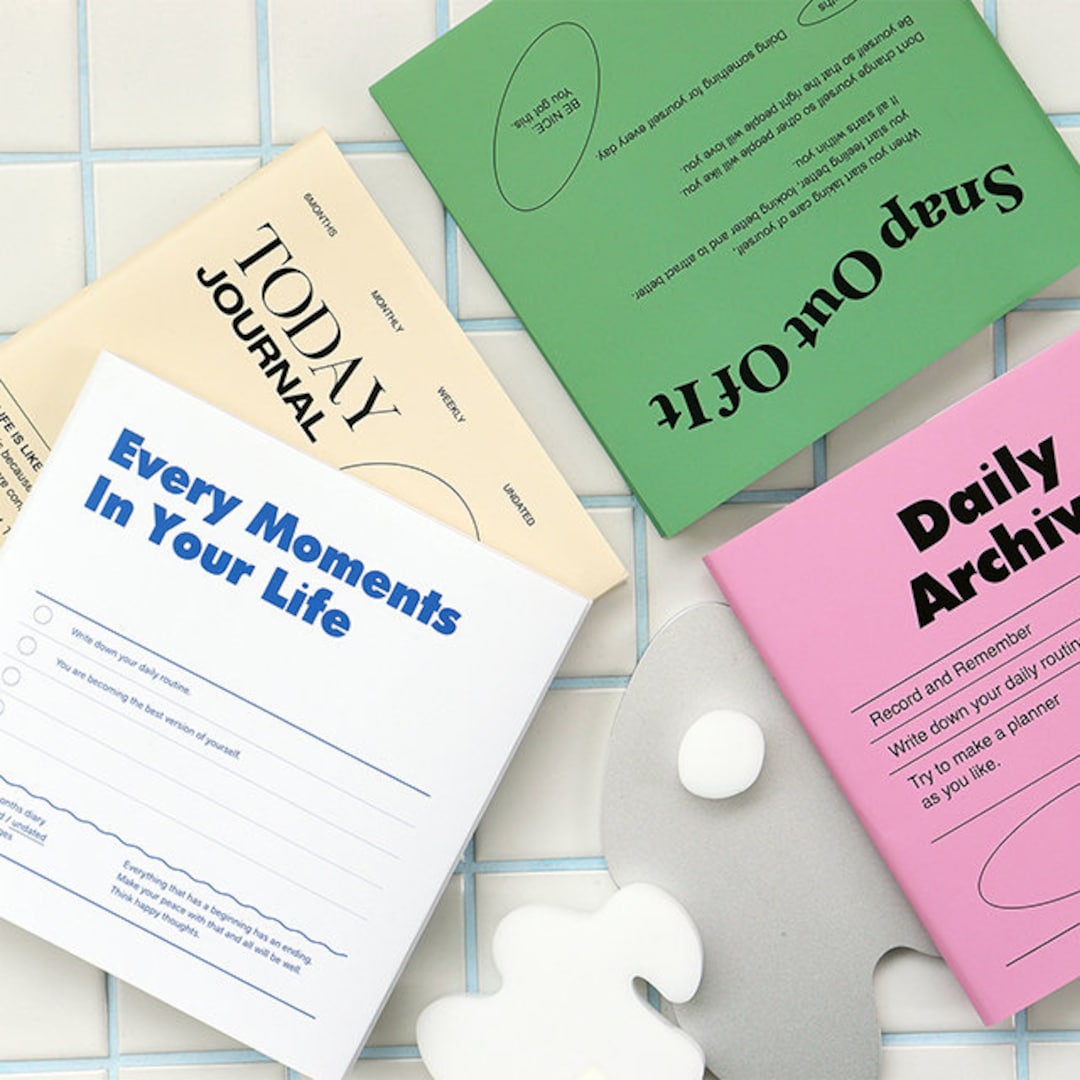 Aesthetic Korean Weekly Undated Planner 6 Months / 4 Designs - Handy ...