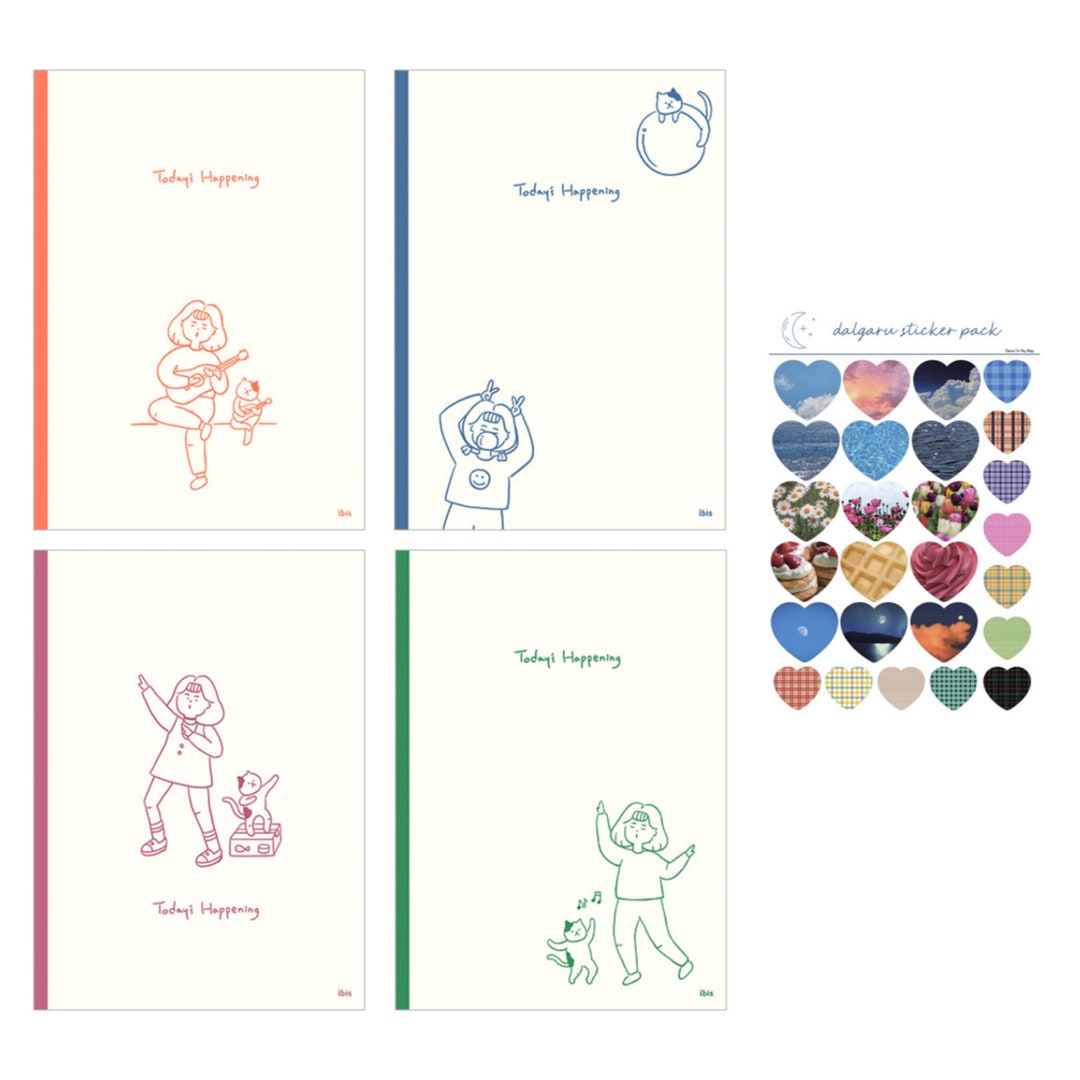 Cute Korean Aesthetic Lined Planning Notebook for Girls - Etsy