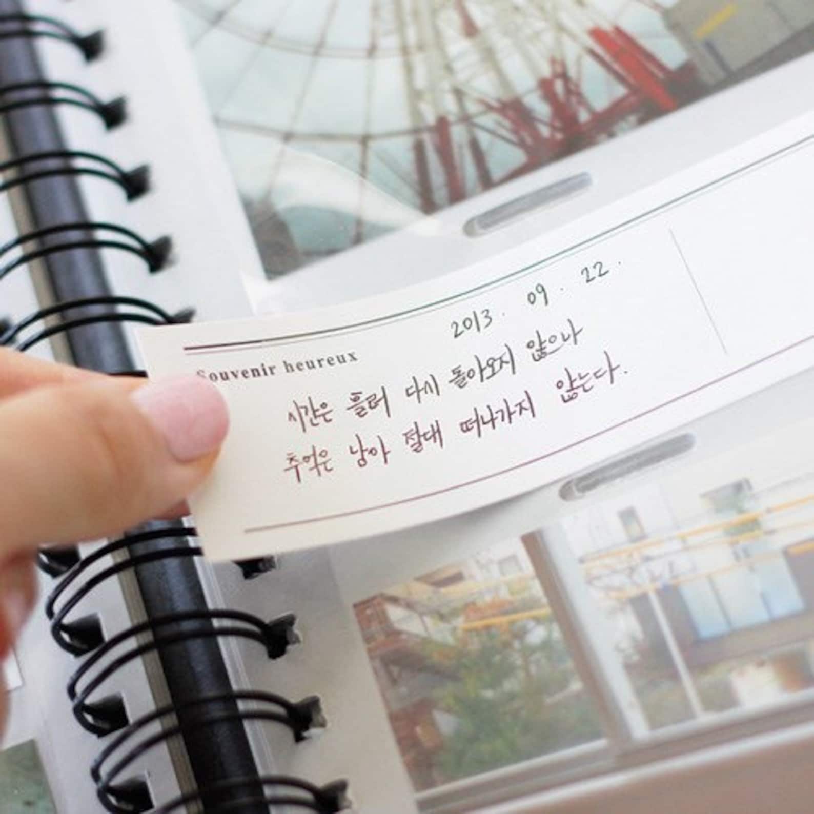 Aesthetic Simple Korean Hard Cover 4 X 6 Photo Album Book Holds 100 ...