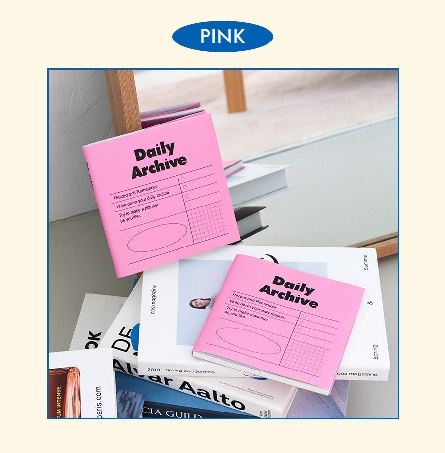 Aesthetic Korean Weekly Undated Planner 6 Months / 4 Designs - Handy ...