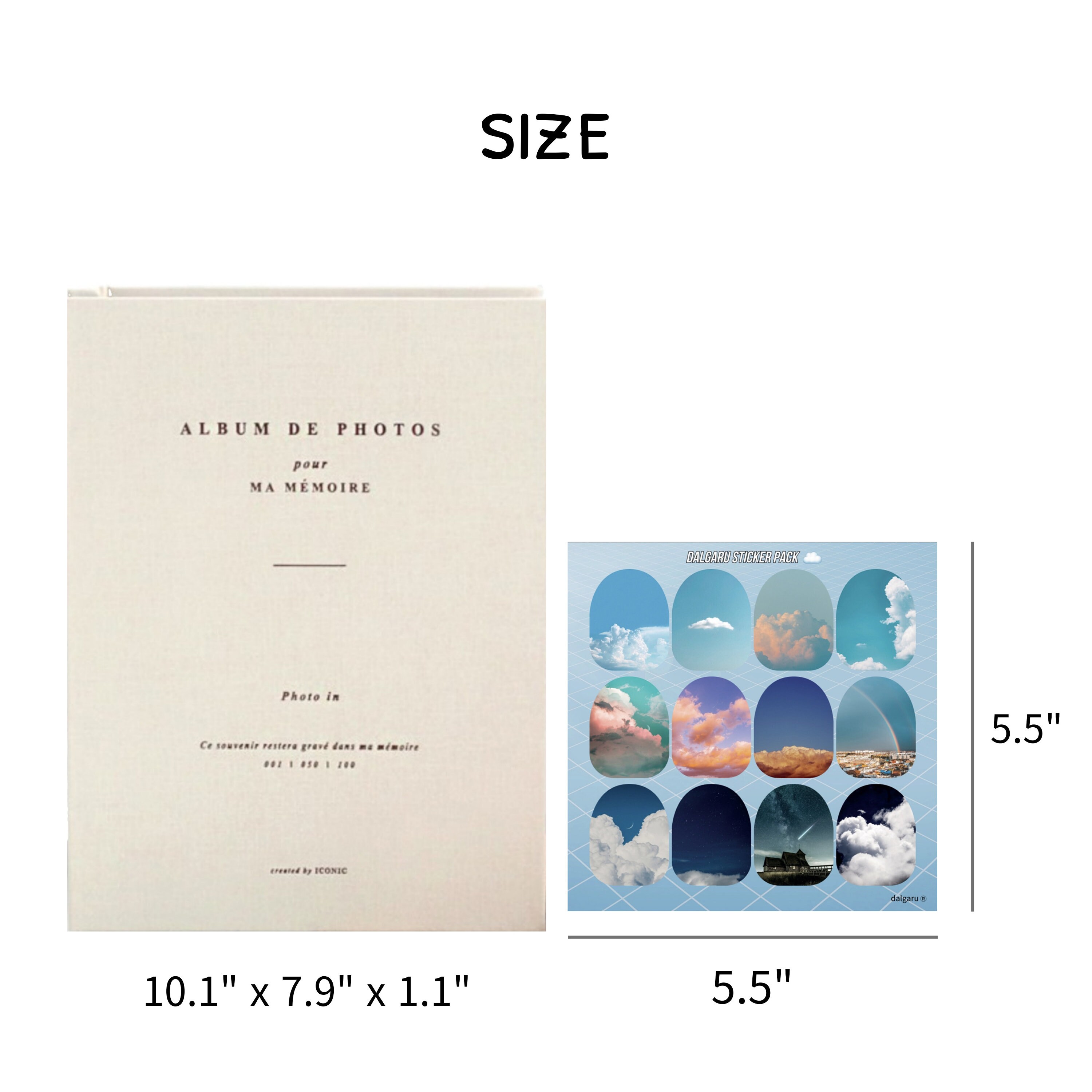 Aesthetic Simple Korean Hard Cover 4 X 6 Photo Album Book - Etsy