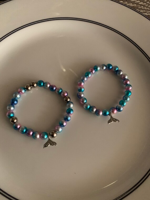 Mermaid/conch Shell/ Mermaid Tail/ or Silver Heart Charm - Etsy