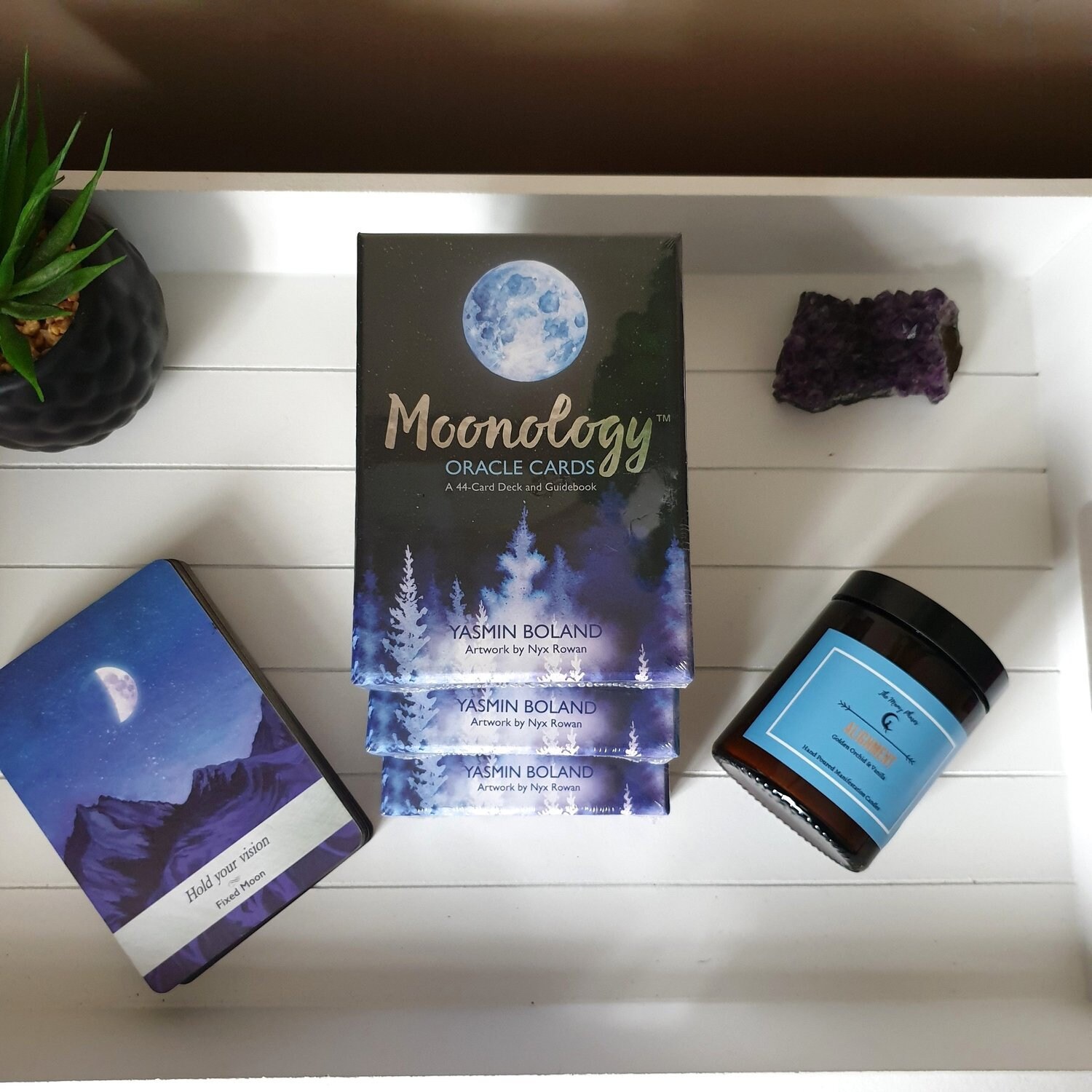 Moonology Oracle Cards by Yasmin Boland 100% Authentic - Etsy