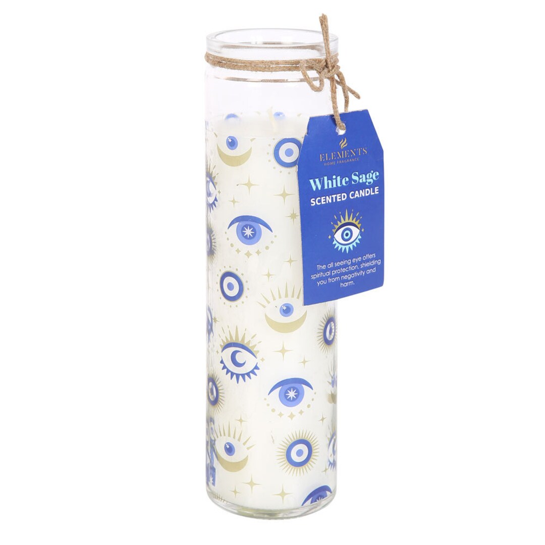 Protection Candle Prayer Candle Evil Eye Protection All Seeing Eye ...
