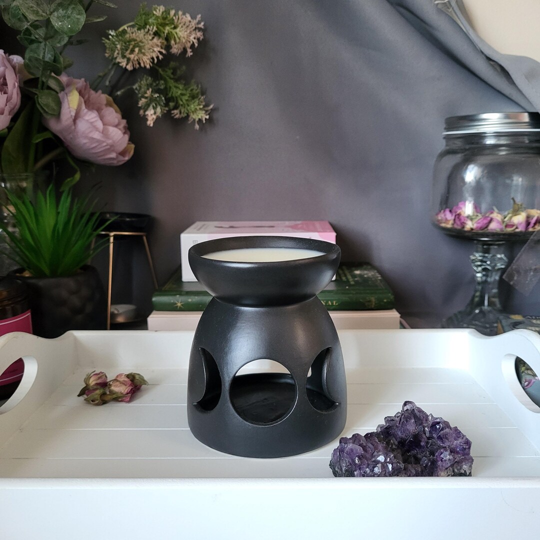 Triple Moon Cut Out Oil Burner | Perfect for Burning Essential Oils ...