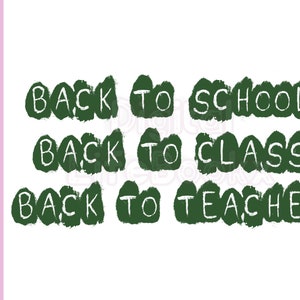 Back to Class Svg, Back to School Svg, Back to Teacher Svg, School ...