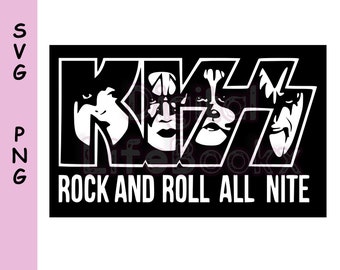 Kiss svg Kiss Band svg Kiss Shirt svg Cut File Cricut svg png Art ...