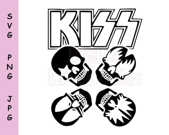 KISS Band SVG Heavy Metal Svg Rock Svg DIY Svg Png Files | Etsy