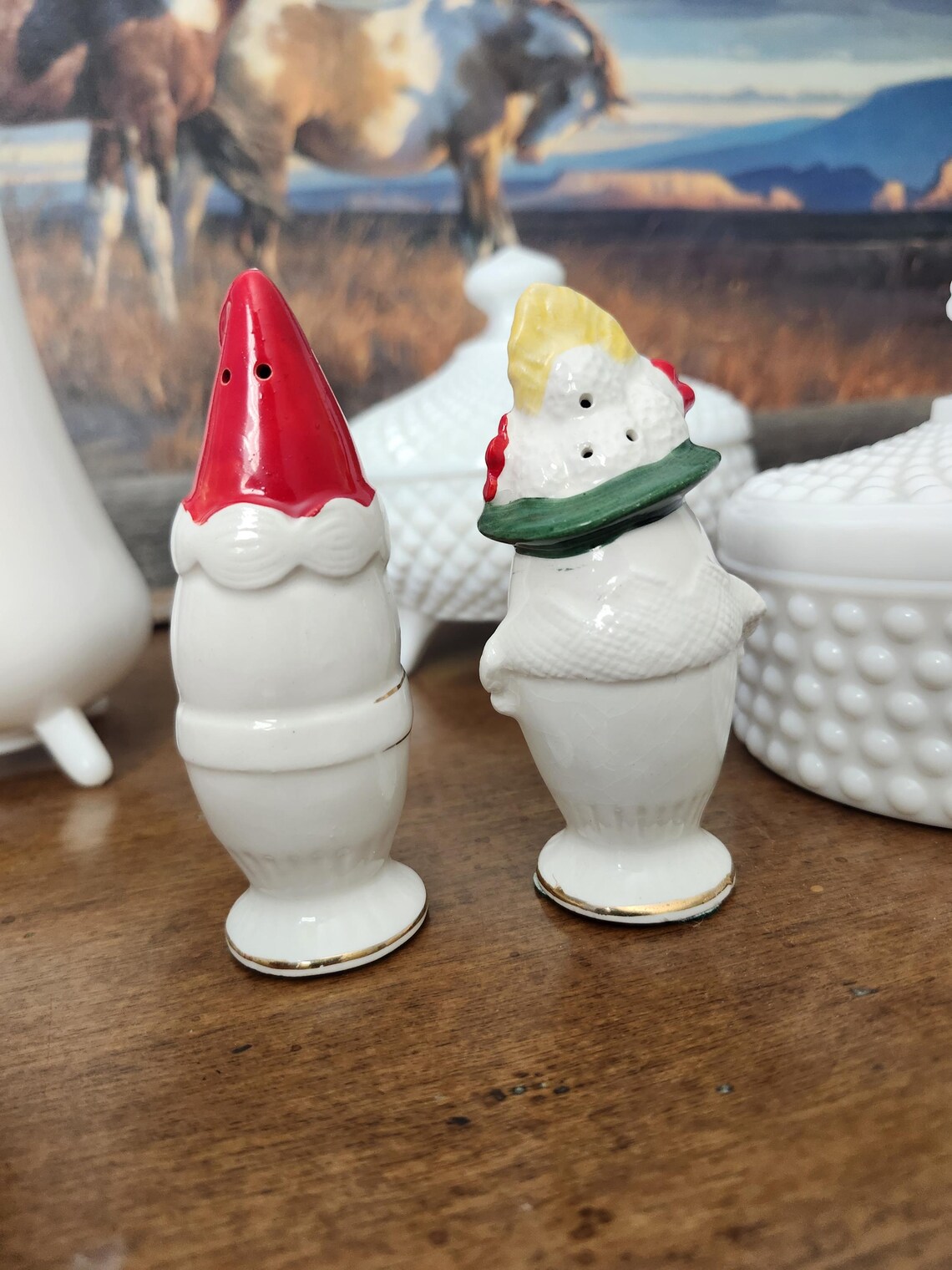 Vintage Lefton Salt & Pepper Shakers – Christmas Table Décor – Holiday ...