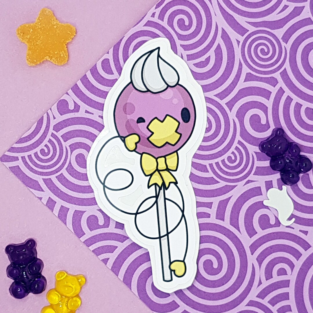 Balloon Lollipop Sticker | Drifloon | Pokémon - Etsy