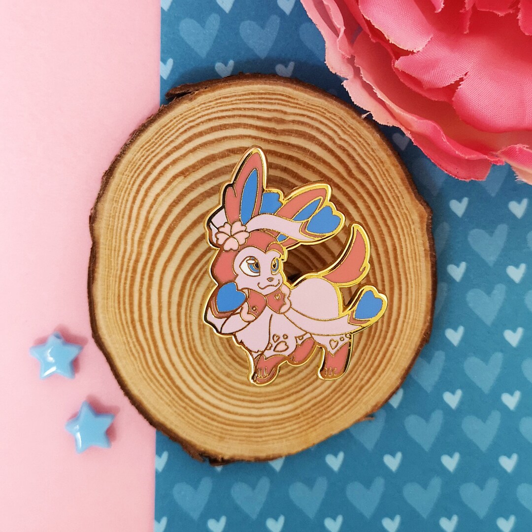 Sakura Sylveon Enamel Pin Pokémon - Etsy