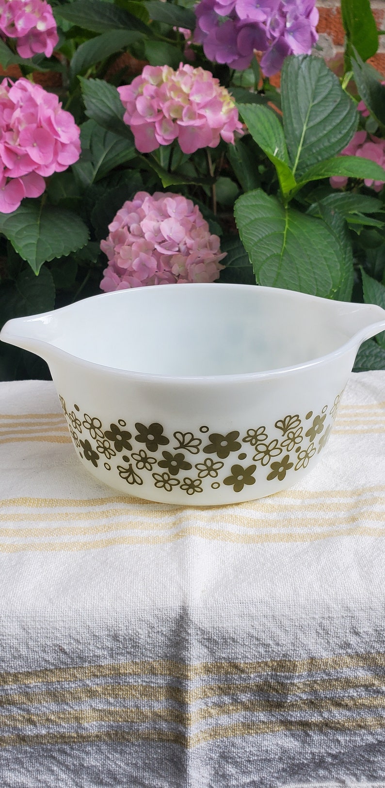 Vintage Pyrex Spring Blossom Cinderella 7 Mixing Bowl Casserole Dish - Etsy