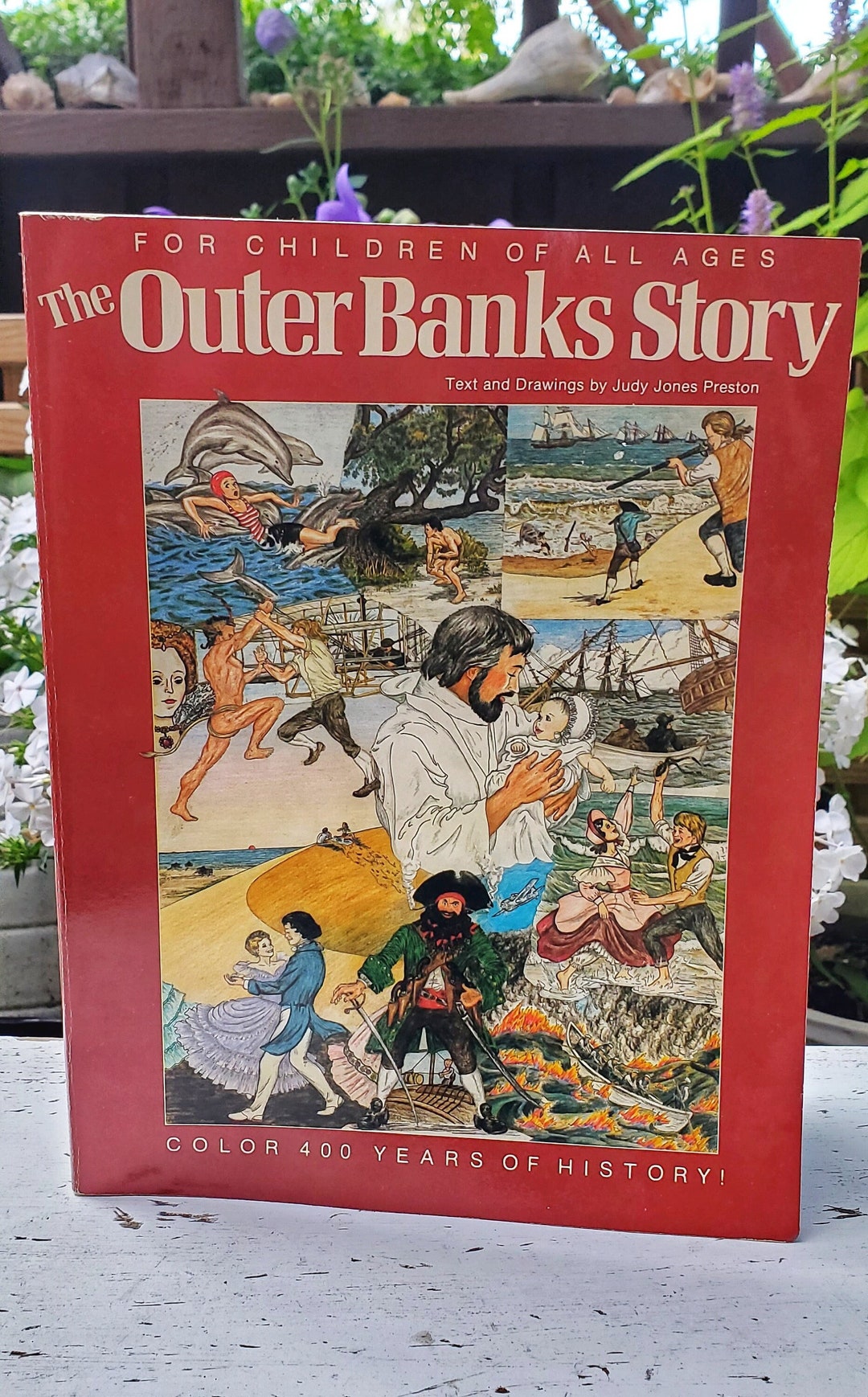 Vintage Historical Coloring Book - the Outer Banks Story by Judy Jones ...