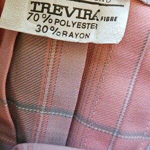 Vintage 1980's Skirt 80's Pink Pleated Plaid Fringe Scottish Skirt Made ...