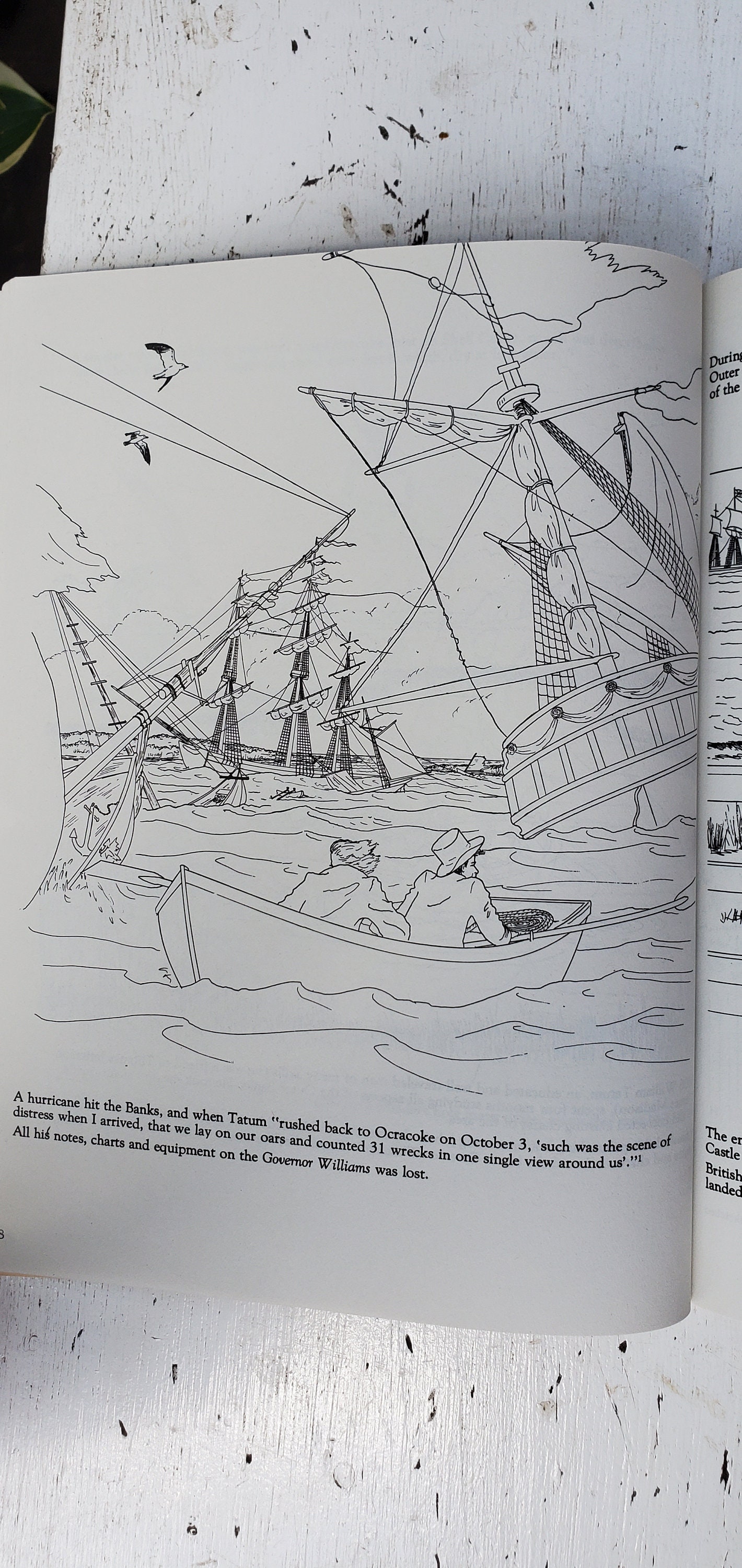 Vintage Historical Coloring Book the Outer Banks Story by Judy Jones ...