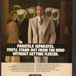 Vintage 1970's Pants - 70's Levi's Panatela Signature Collection Red ...