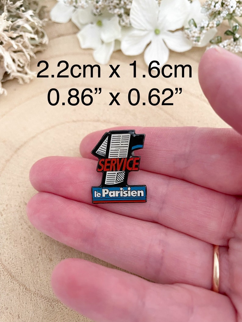 Vintage French Enamel Pin, Brand & Culture Lapel Badges - Etsy