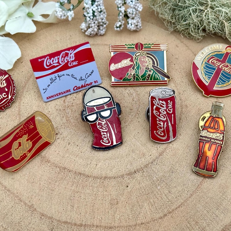 Coca Cola Vintage Pin - Etsy UK