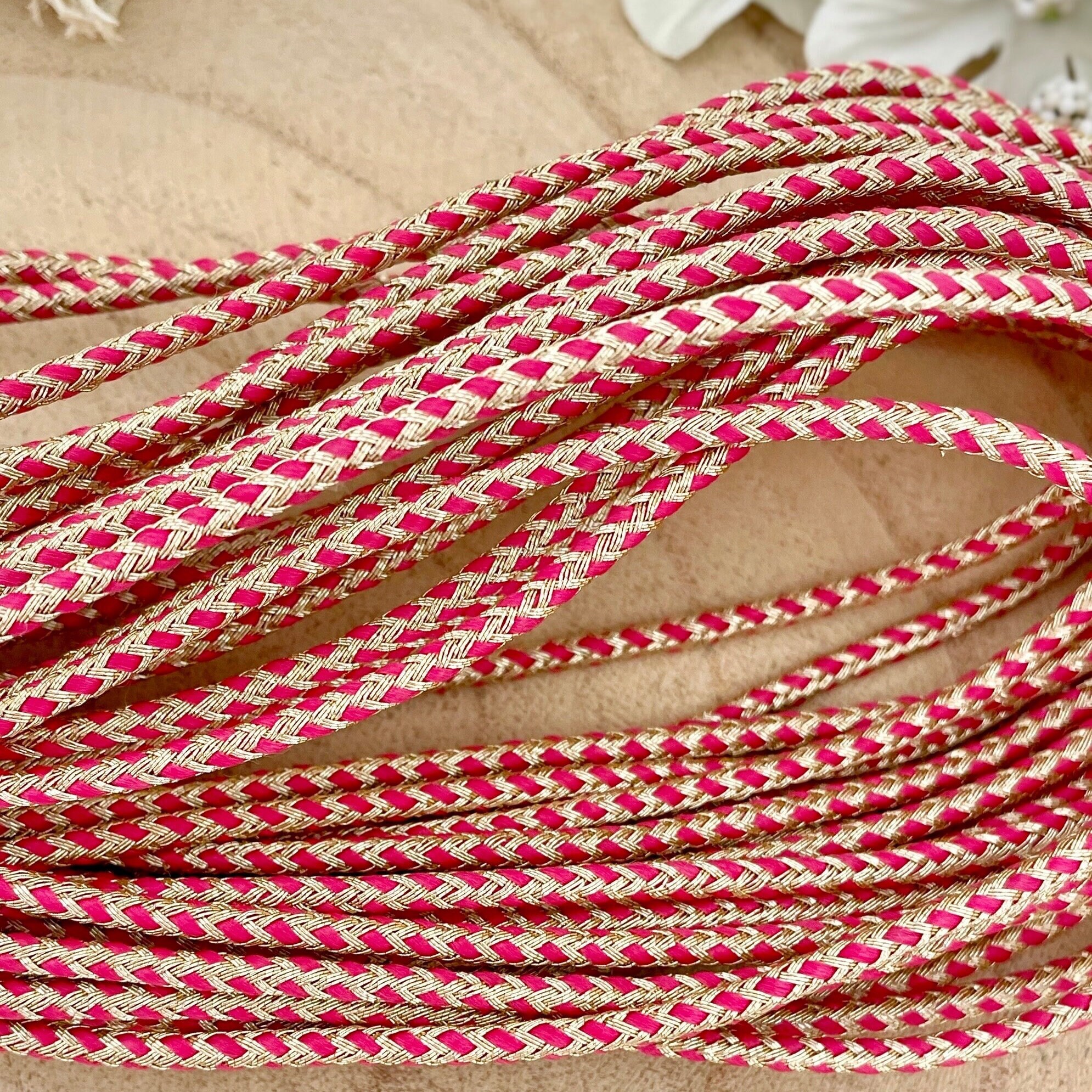Indian Dori Cord in Variety of Colours With Ion-plated 18k Gold Plated ...