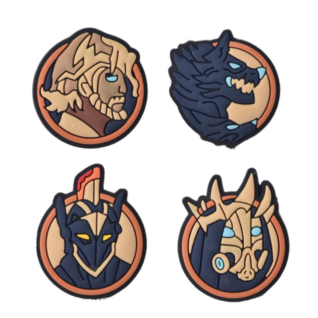 FN Medallion Croc Charms 4pcs Custom Made - Etsy